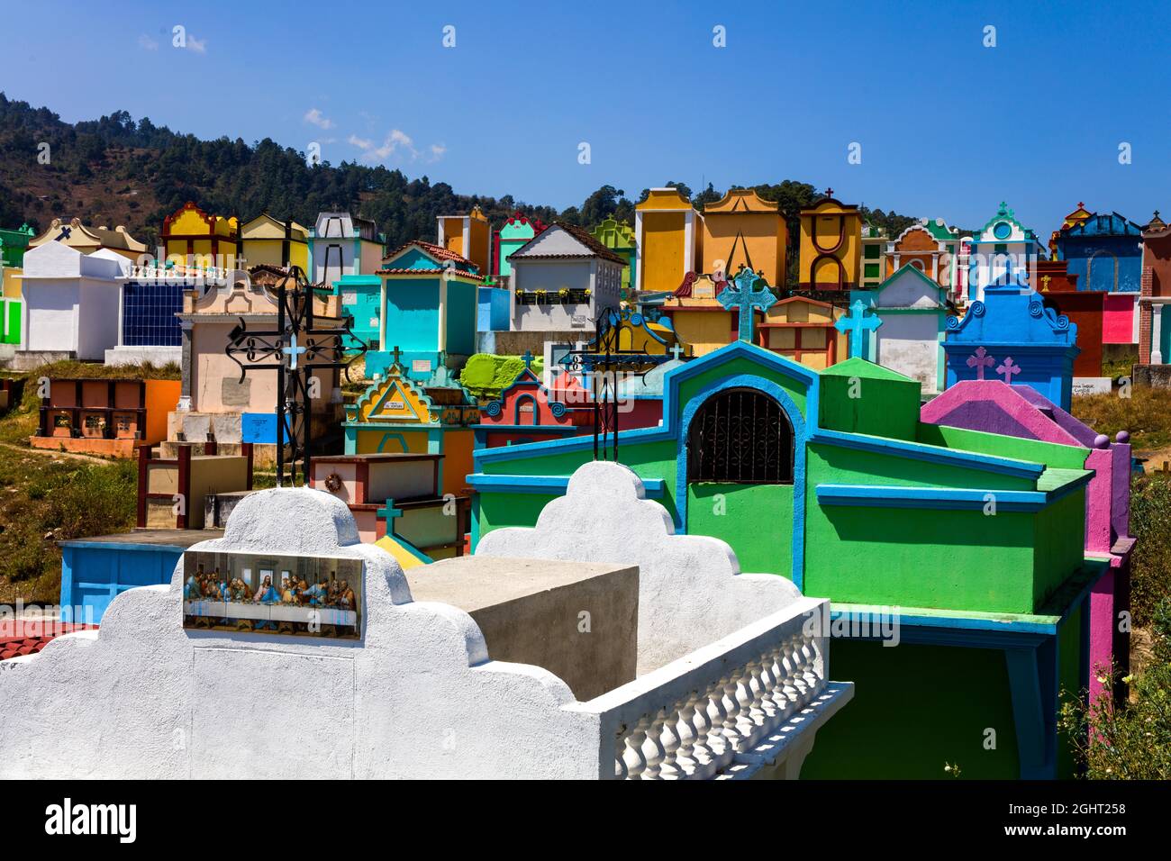 Chichicastenango guatemala colourful cemetery hi-res stock photography ...