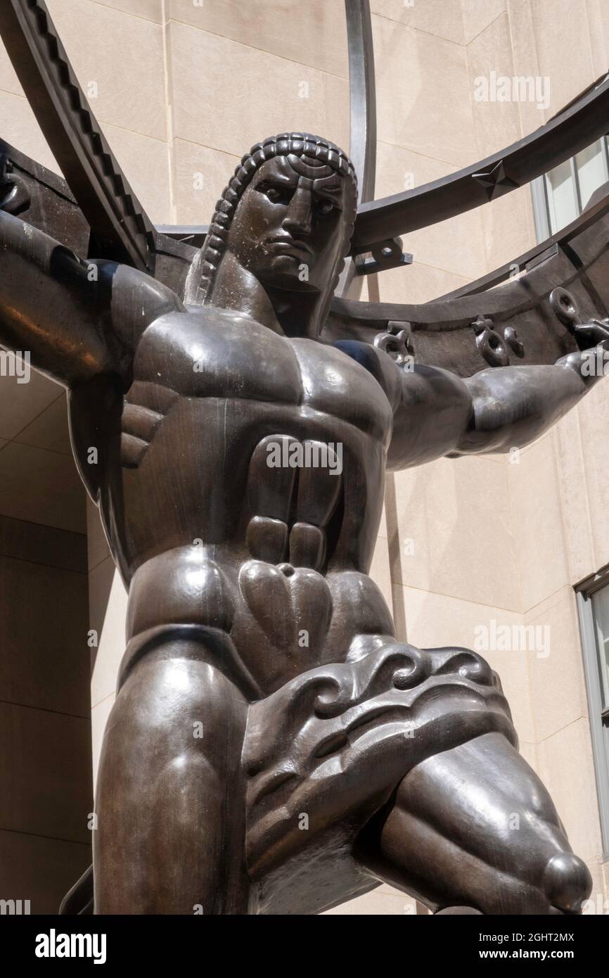 Atlas Holding the Heavens (celestial vault) Statue (armillary sphere ...