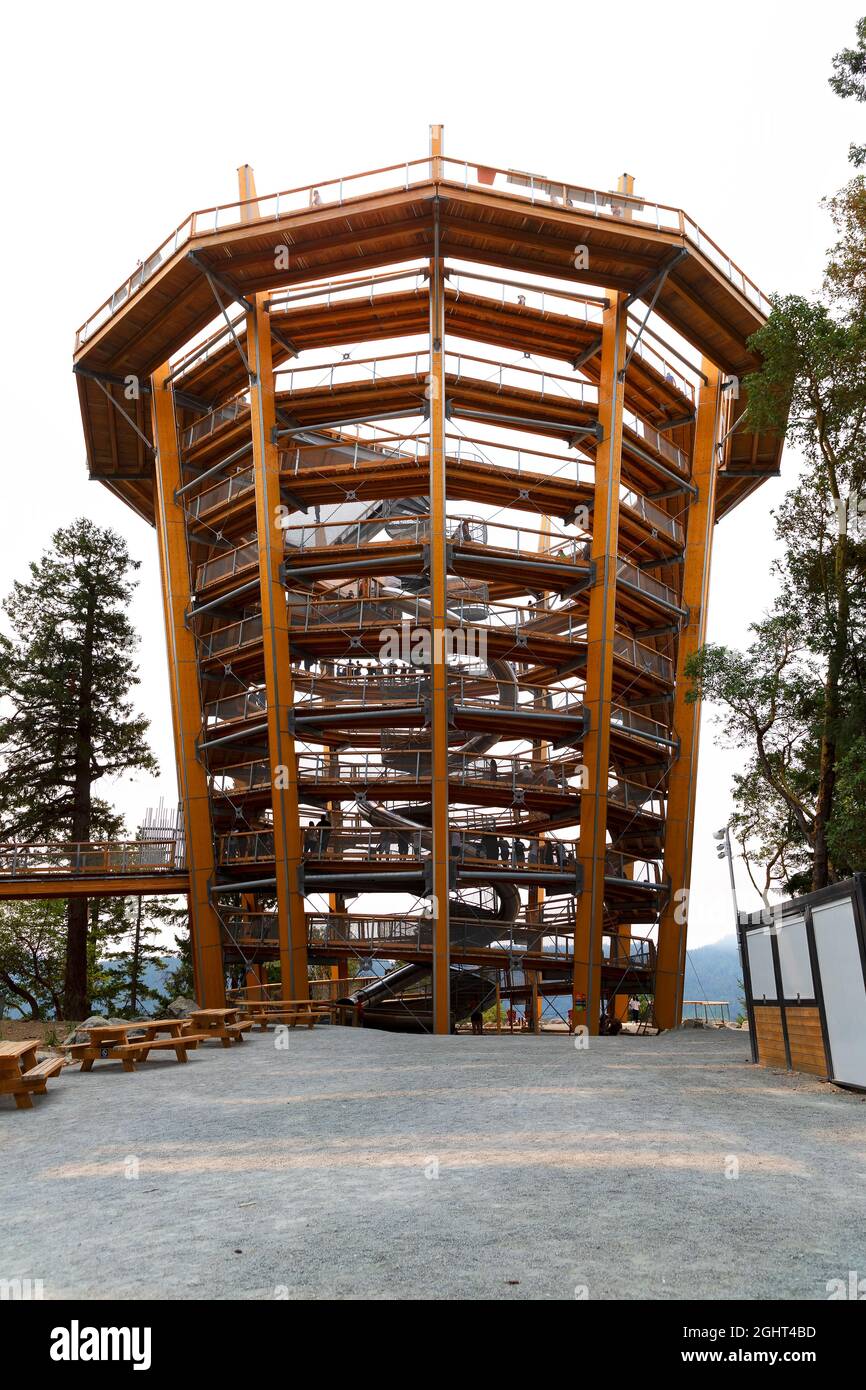 Malahat Skywalk, Malahat, Vancouver Island, British Columbia, Canada ...