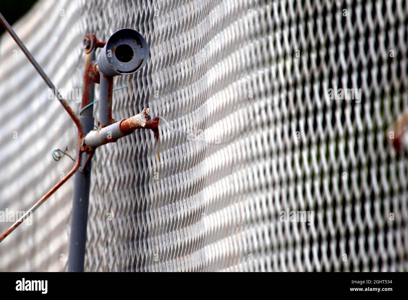 Border fence, expanded metal fence signal fence, barbed wire fence ...