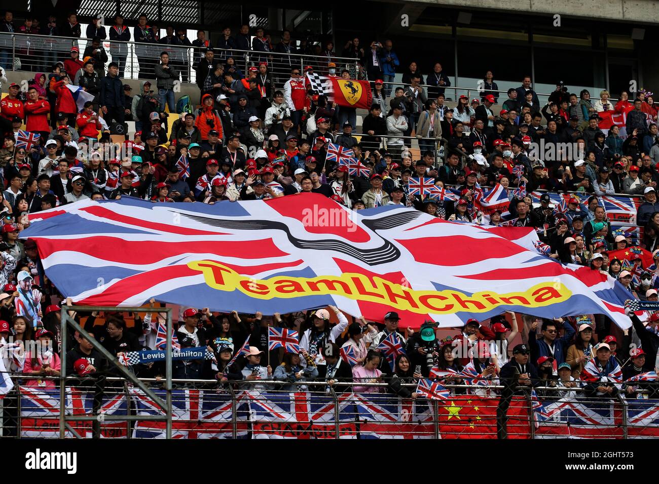 Mercedes amg f1 fans in grandstand hi-res stock photography and images ...