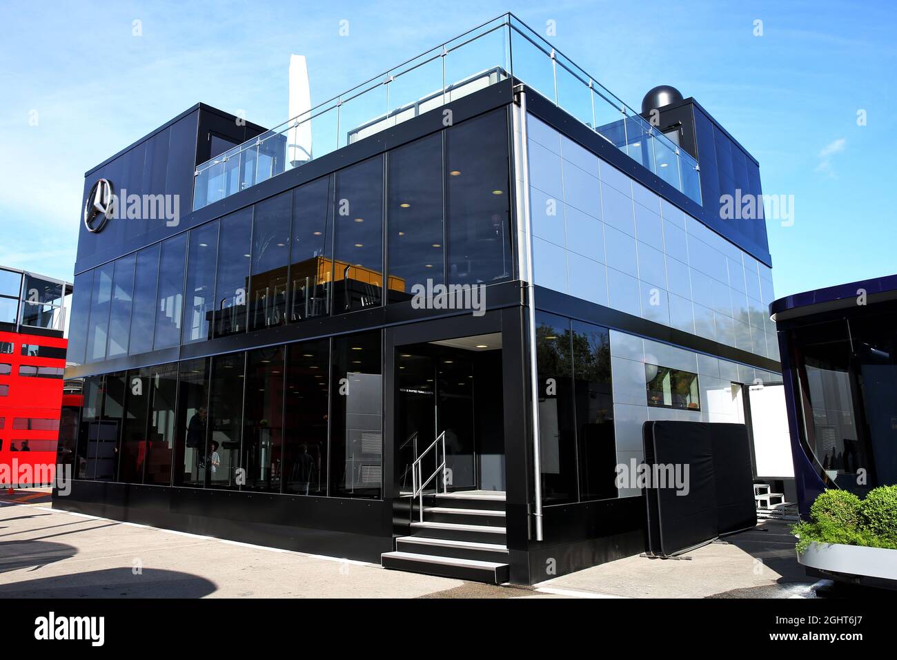 The mercedes amg f1 motorhome hi-res stock photography and images - Alamy