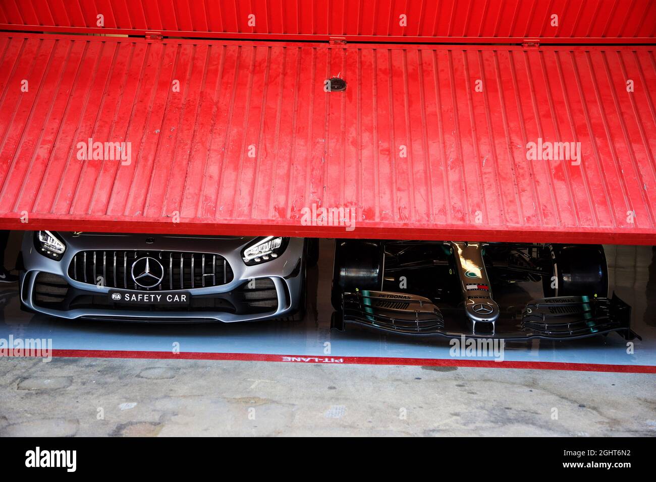 The FIA Safety Car and a Mercedes AMG F1 W10. 09.05.2019. Formula 1 ...