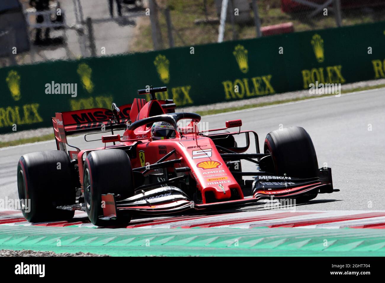 Sebastian Vettel (GER) Ferrari SF90. 10.05.2019. Formula 1 World ...