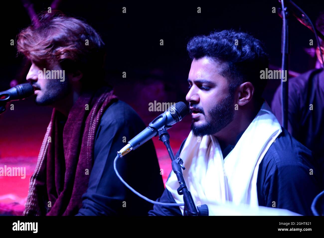 QUETTA-PAKISTAN. September 06-2021. singers performing Sofi song during ...