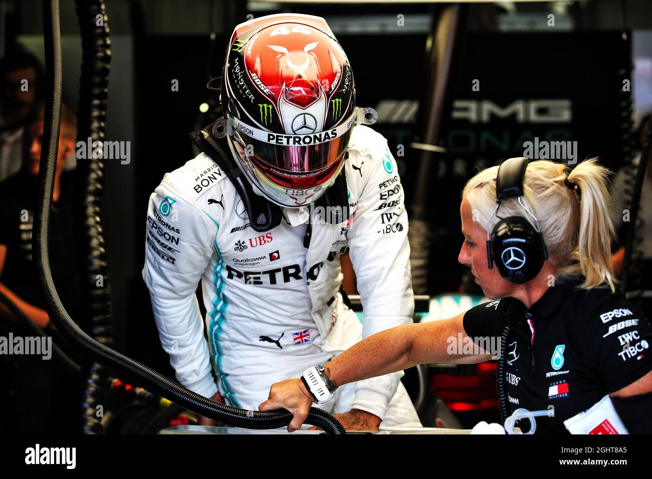 Mercedes amg f1 angela cullen hi-res stock photography and images - Alamy