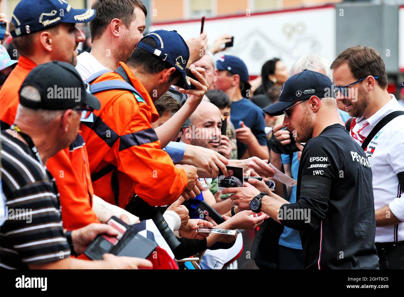 Mercedes amg f1 fans banner hi-res stock photography and images - Alamy