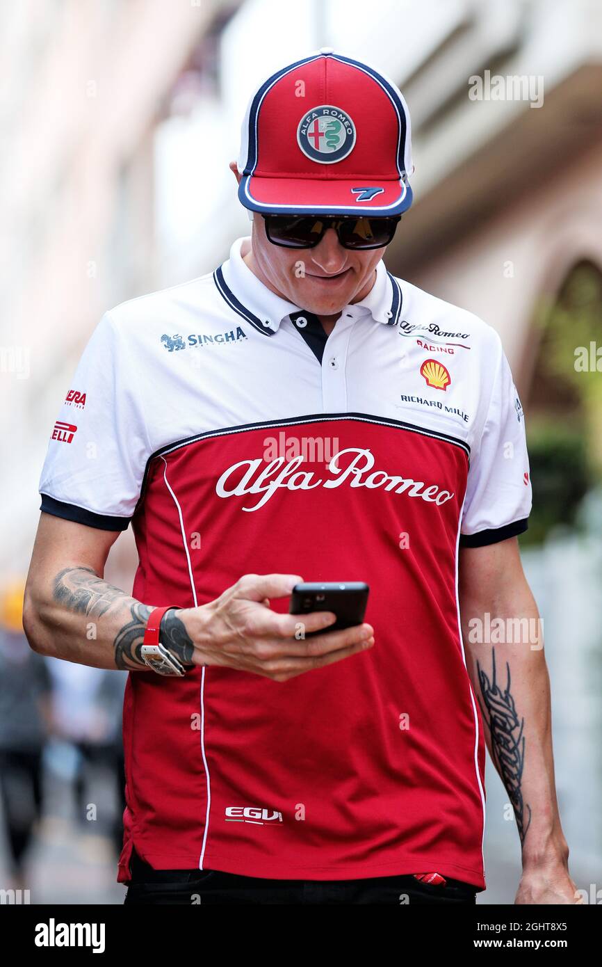 Kimi Raikkonen (FIN) Alfa Romeo Racing. 26.05.2019. Formula 1 World ...