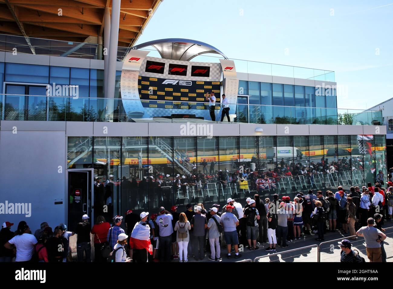 New paddock / pit buildings. 06.06.2019. Formula 1 World Championship ...