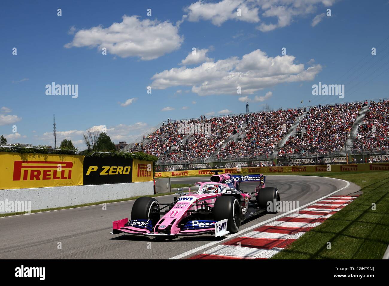 Sergio Perez (MEX) Racing Point F1 Team RP19. 07.06.2019. Formula 1 ...