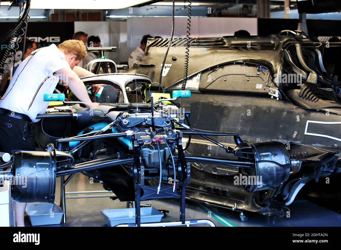 Mercedes amg f1 mechanics hi-res stock photography and images - Alamy