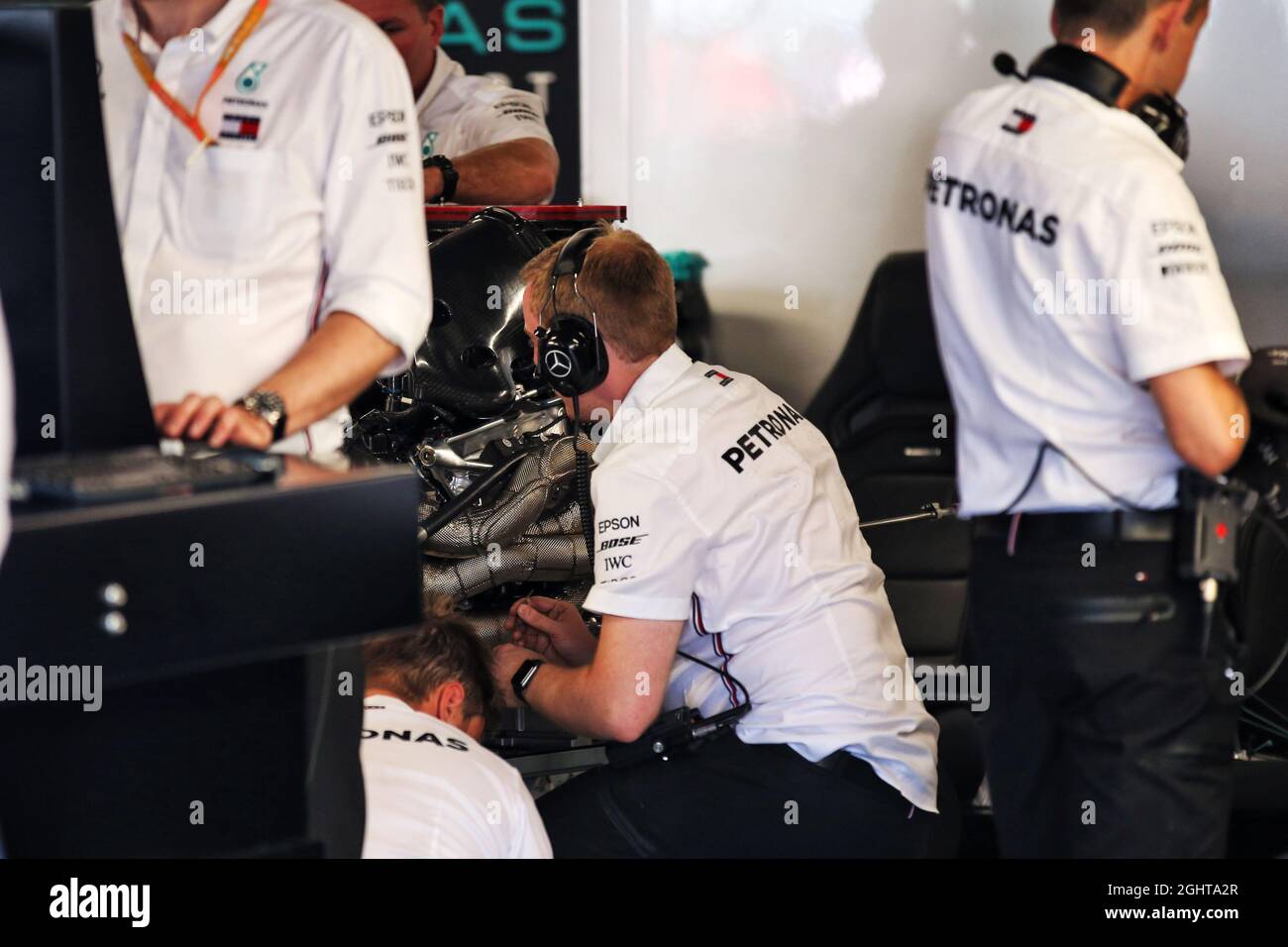 Mercedes Amg F1 Mechanics High Resolution Stock Photography and Images ...