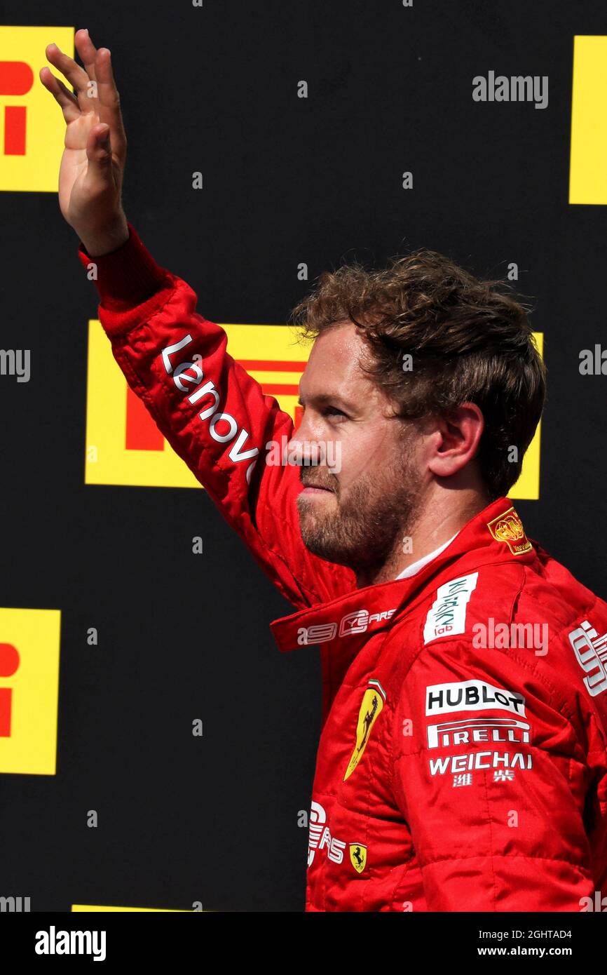 Ferrari celebrates on podium hi-res stock photography and images - Alamy