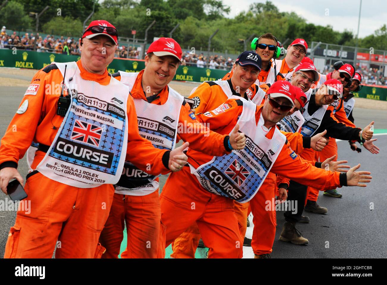 Marshals on drivers parade hi-res stock photography and images - Alamy