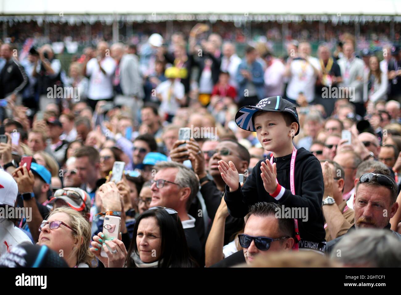 Fans at the podium. 14.07.2019. Formula 1 World Championship, Rd 10 ...