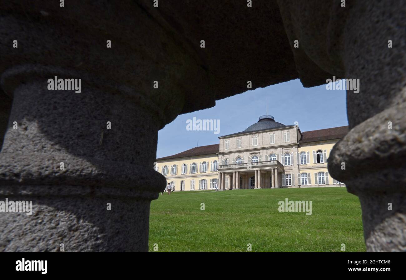 Stuttgart, Germany. 07th Sep, 2021. Hohenheim Palace, which houses the ...