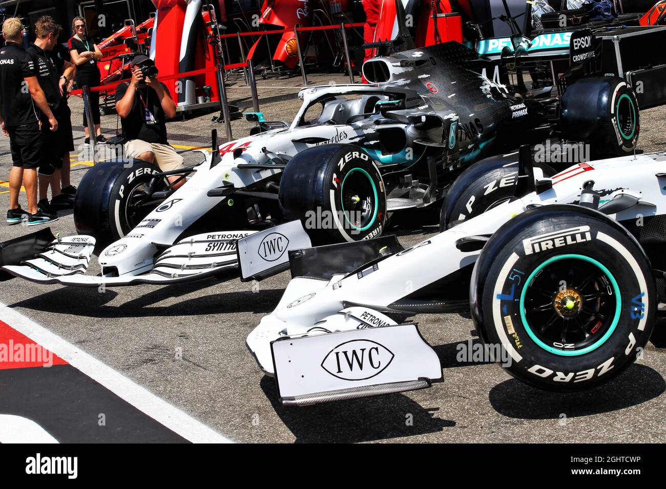 Mercedes AMG F1 W10 with special livery to celebrate 125 years of ...
