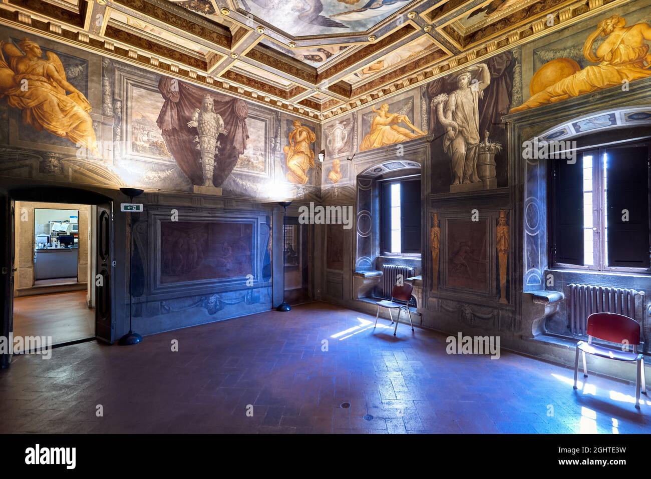 Arezzo Tuscany Italy. Vasari Home Museum Stock Photo - Alamy