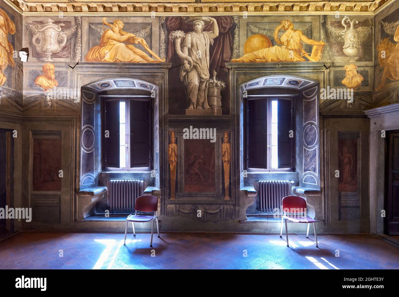 Arezzo Tuscany Italy. Vasari Home Museum Stock Photo - Alamy