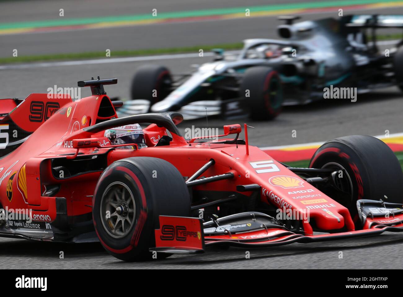 Sebastian Vettel (GER) Ferrari SF90. 01.09.2019. Formula 1 World ...