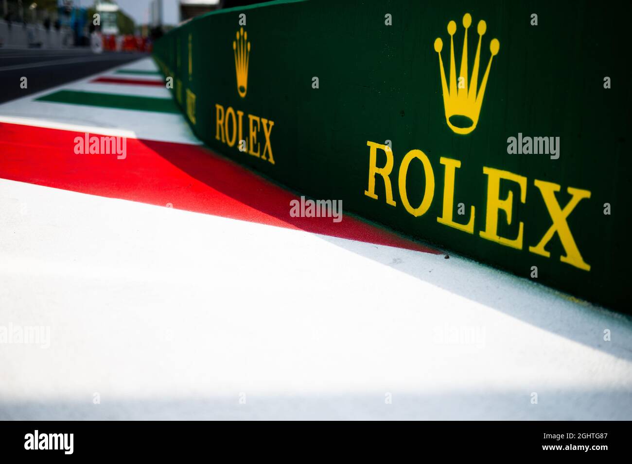 Circuit atmosphere - Rolex track branding. 05.09.2019. Formula 1 World ...