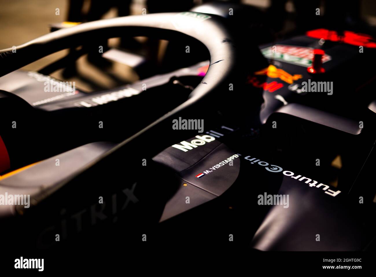 Red Bull Racing RB15 Halo cockpit cover. 05.09.2019. Formula 1 World ...