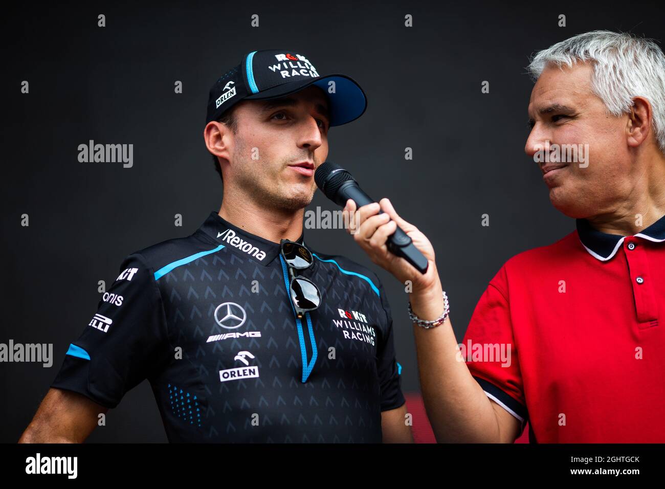 Williams racing on fanzone stage hi-res stock photography and images ...