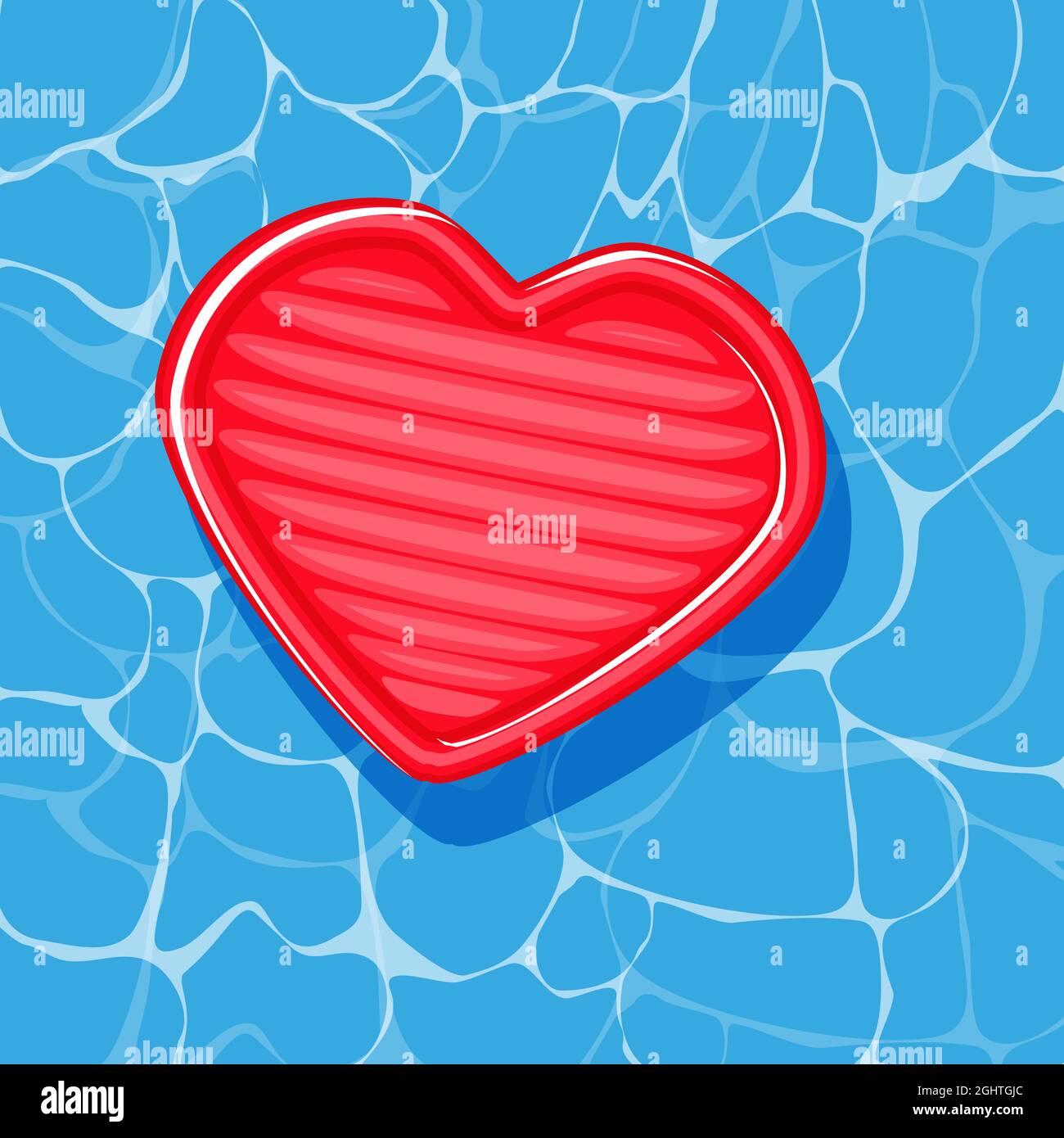 Heart beach view Stock Vector Images - Alamy