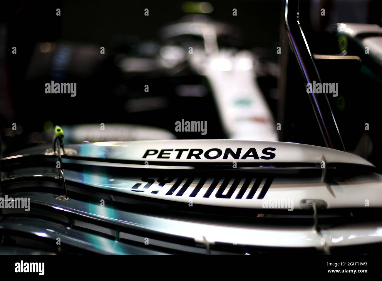 Mercedes amg f1 w10 front wing detail hi-res stock photography and ...