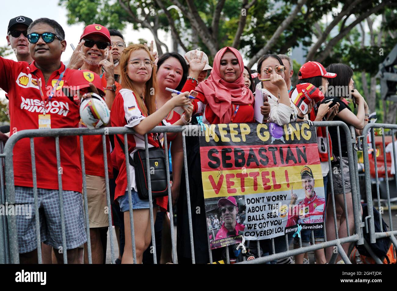 Banner for sebastian vettel hi-res stock photography and images - Alamy