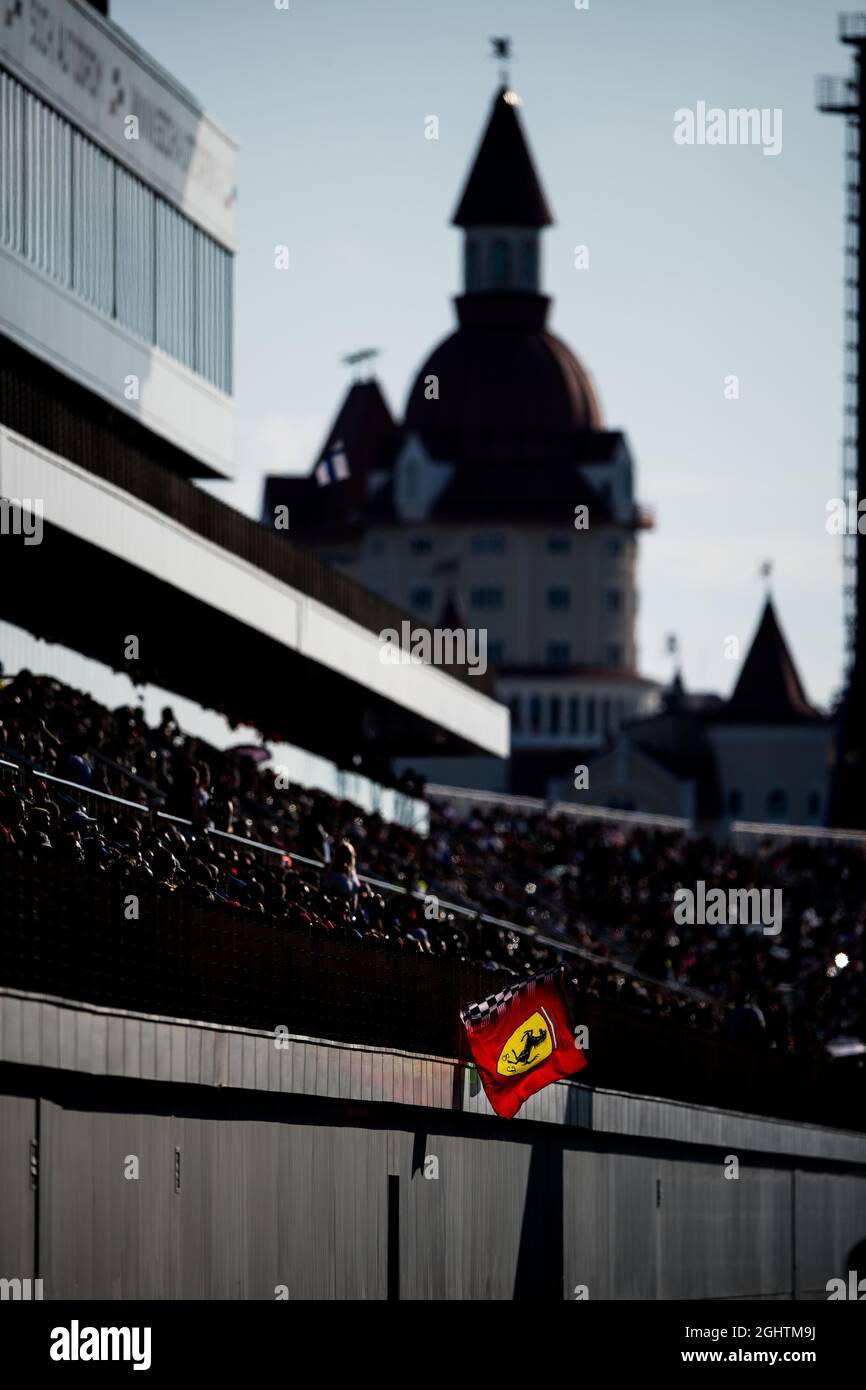 Ferrari fans in grandstand hi-res stock photography and images - Alamy