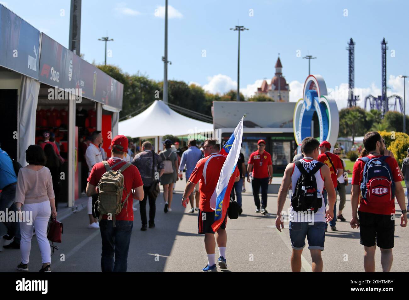 Circuit atmosphere - Fanzone. 29.09.2019. Formula 1 World Championship ...