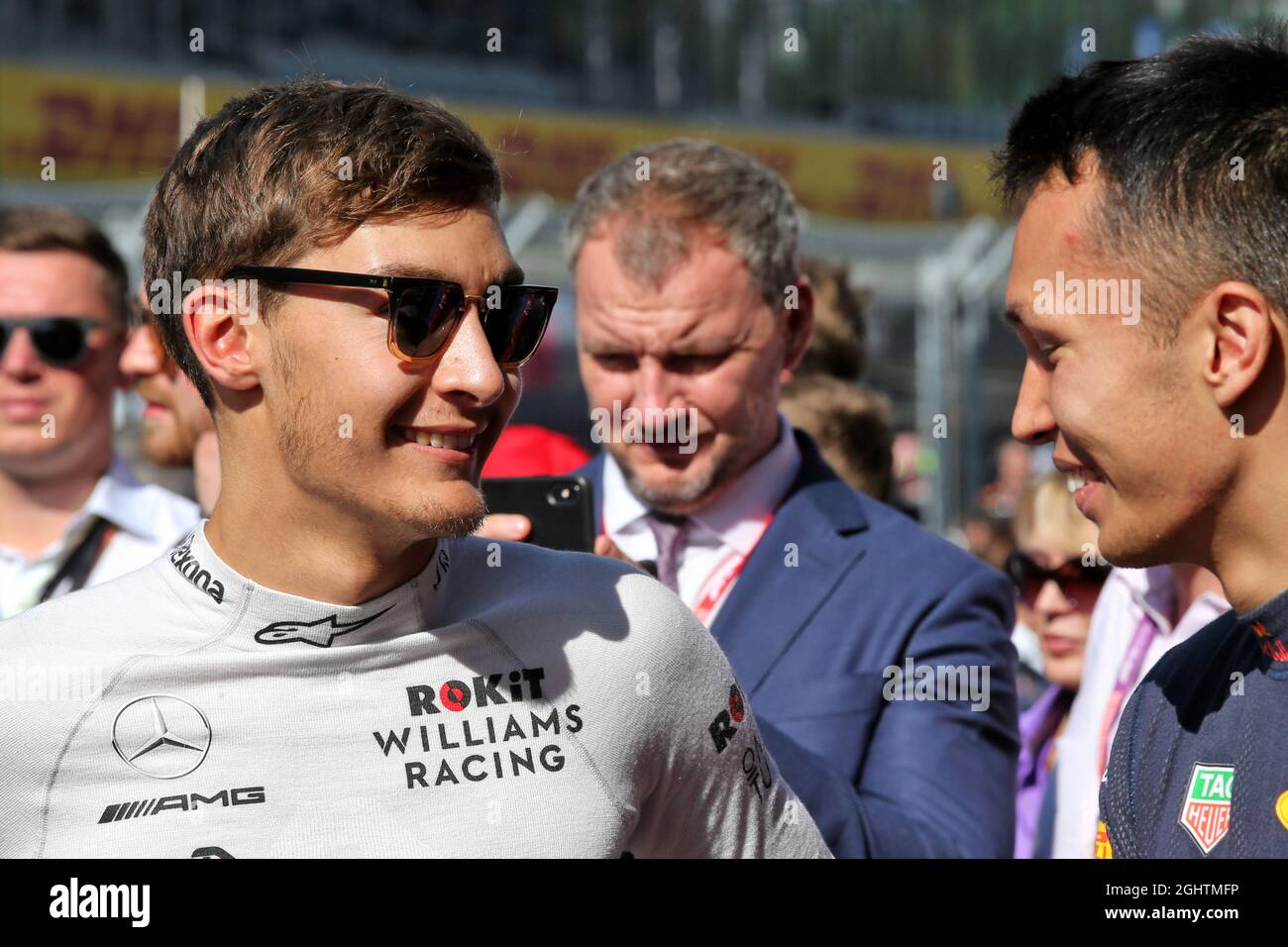 George russell and alex albon hi-res stock photography and images - Alamy