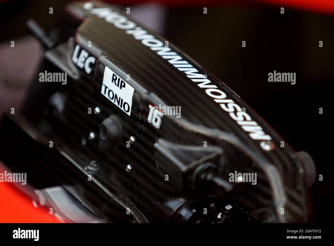 Ferrari SF90 steering wheel. 10.10.2019. Formula 1 World Championship ...