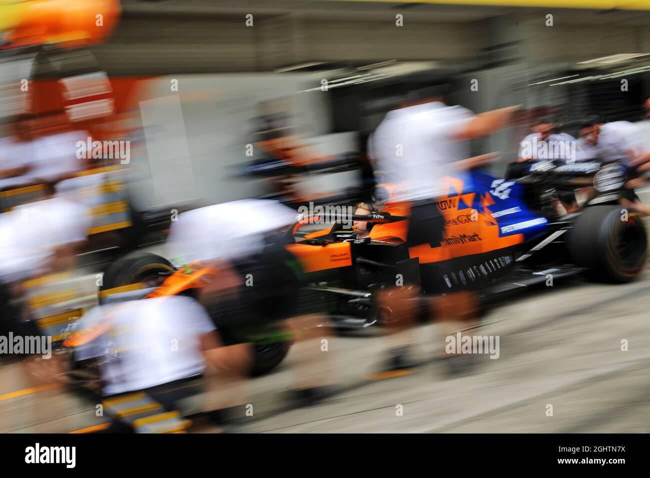 McLaren practices a pit stop. 10.10.2019. Formula 1 World Championship ...