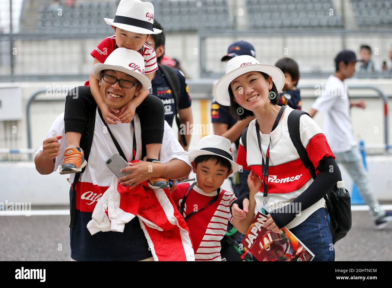 Circuit atmosphere - Alfa Romeo Racing fans. 10.10.2019. Formula 1 ...