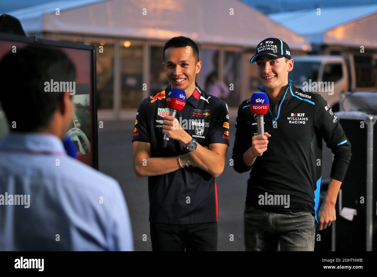 George russell alex albon hi-res stock photography and images - Alamy