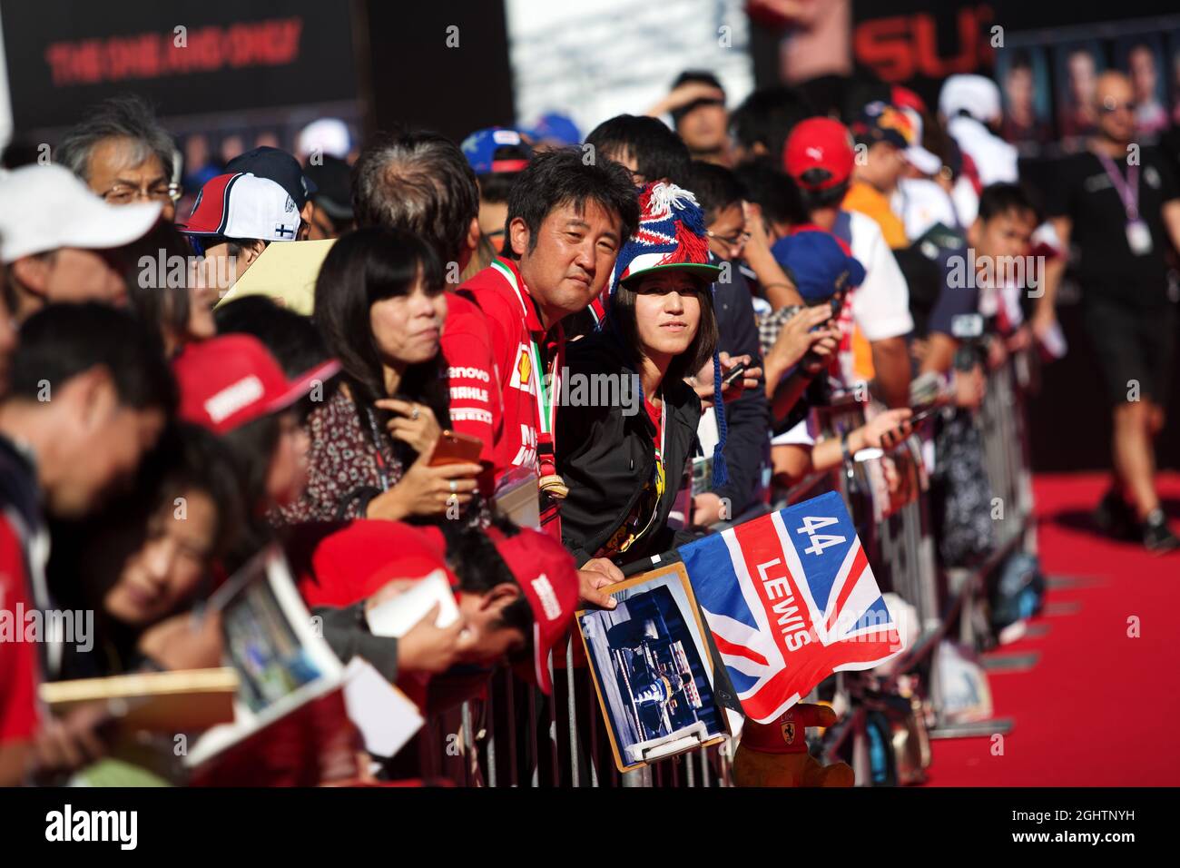 Circuit atmosphere - Fans in the Fan Zone. 13.10.2019. Formula 1 World ...