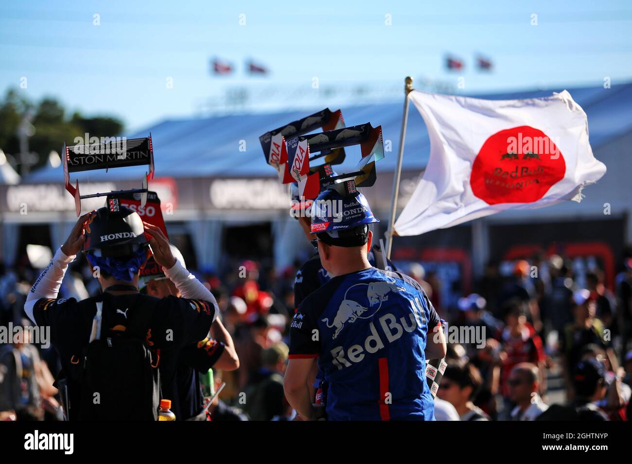 Circuit atmosphere - Fans in the Fan Zone. 13.10.2019. Formula 1 World ...
