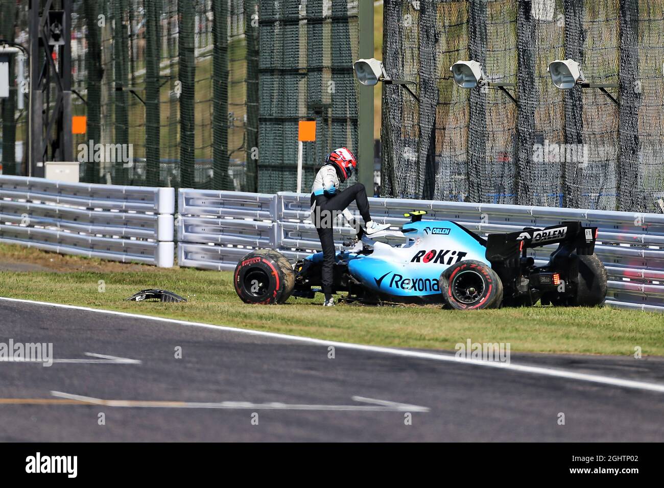 Formula one racing accident hi-res stock photography and images - Alamy