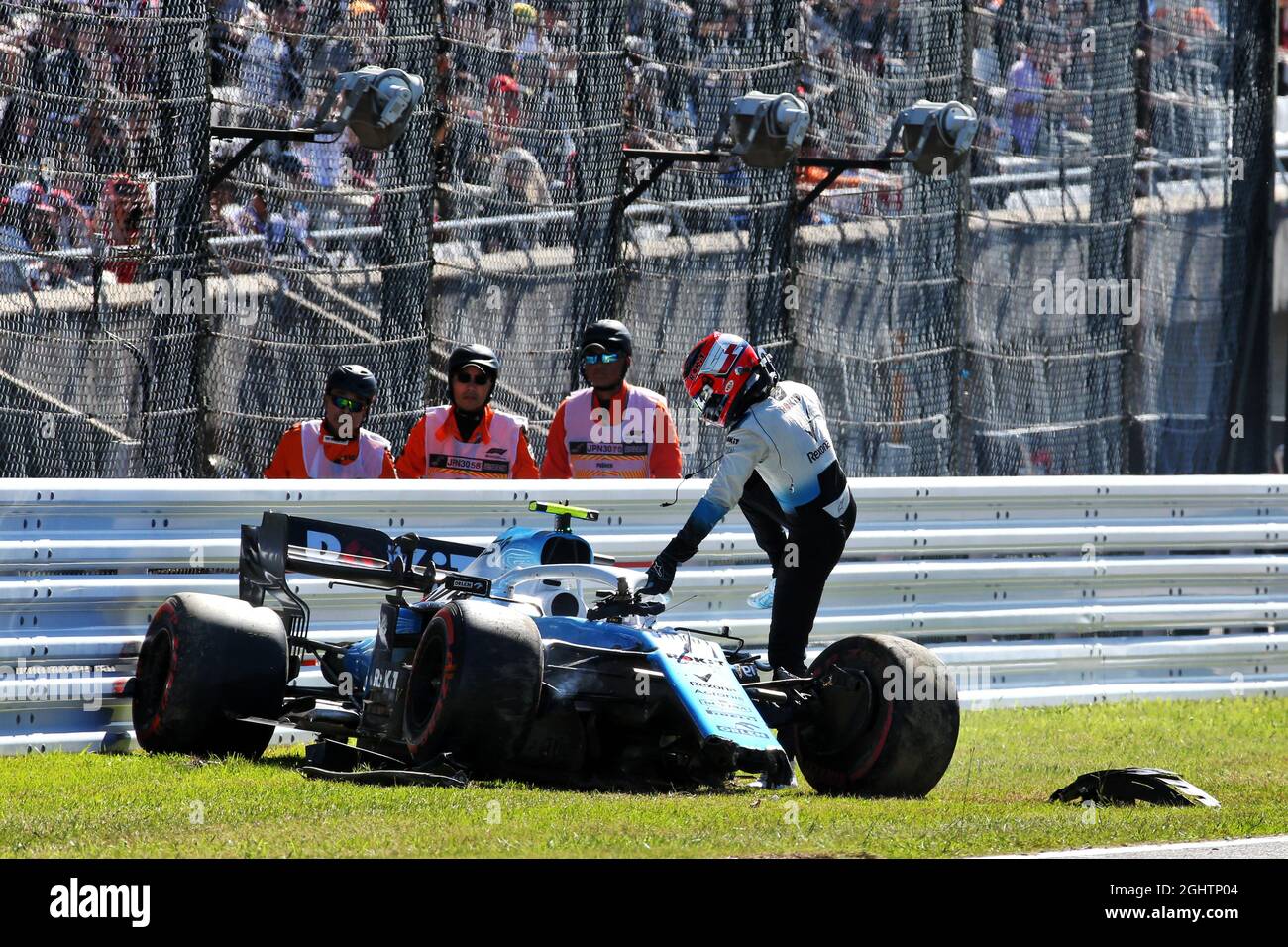 Formula one racing accident hi-res stock photography and images - Alamy
