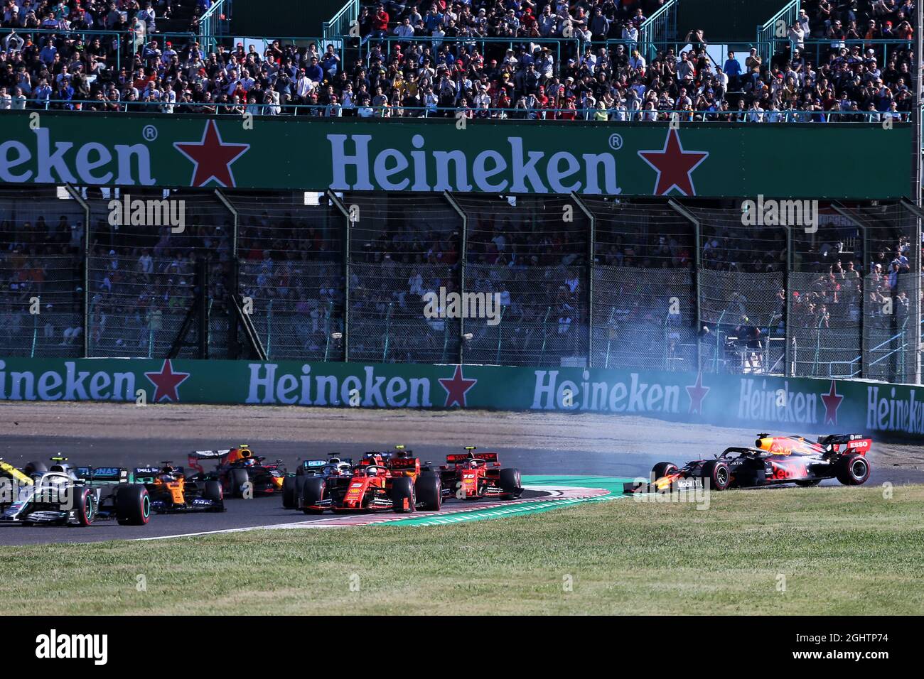 Red bull racing rb15 off circuit at start of race hi-res stock ...