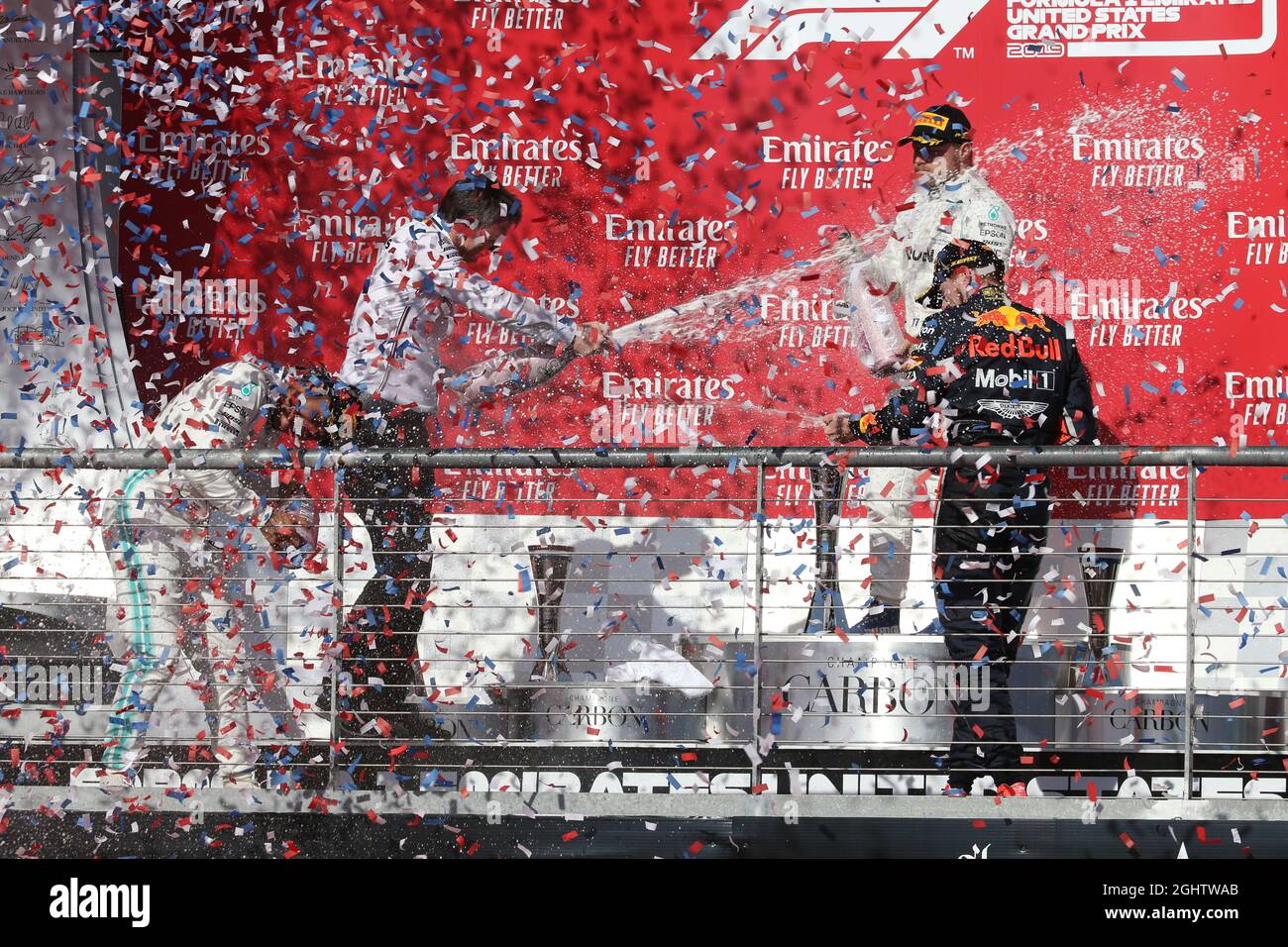The podium James Allison (GBR) Mercedes AMG F1 Technical Director ...