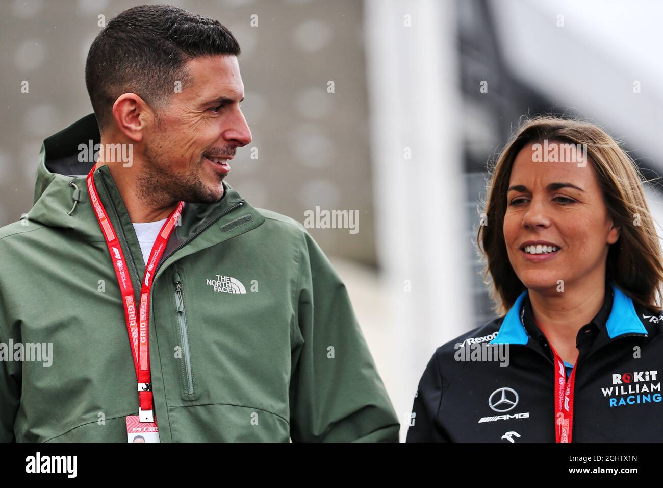 Williams deputy team principal her husband marc harris hi-res stock photography and images - Alamy