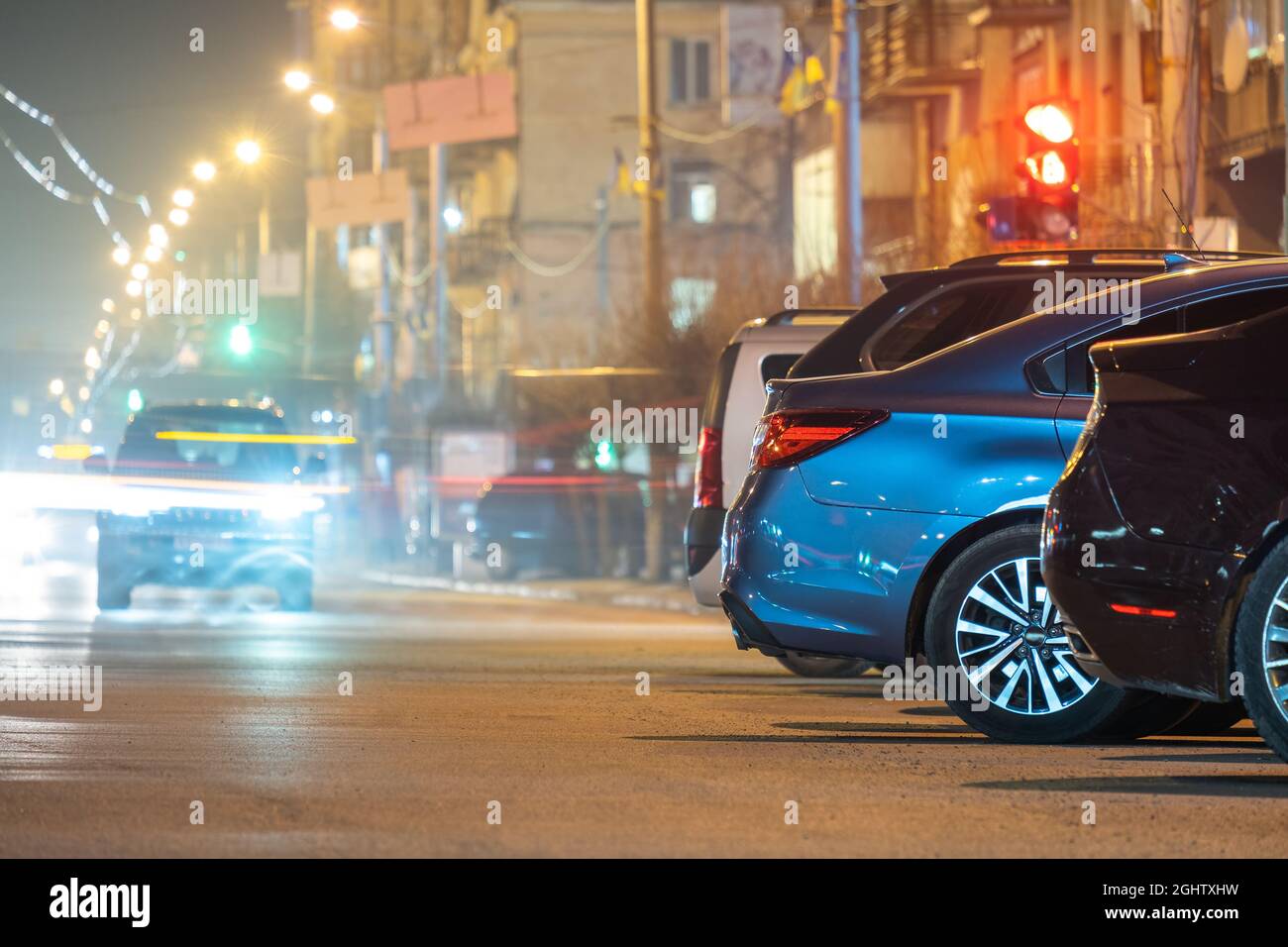 Road Side View Night