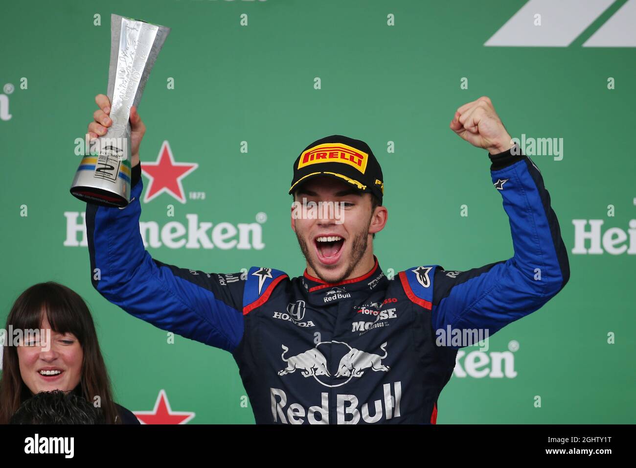 Formula 1 brazil 2019 podium hi-res stock photography and images - Alamy