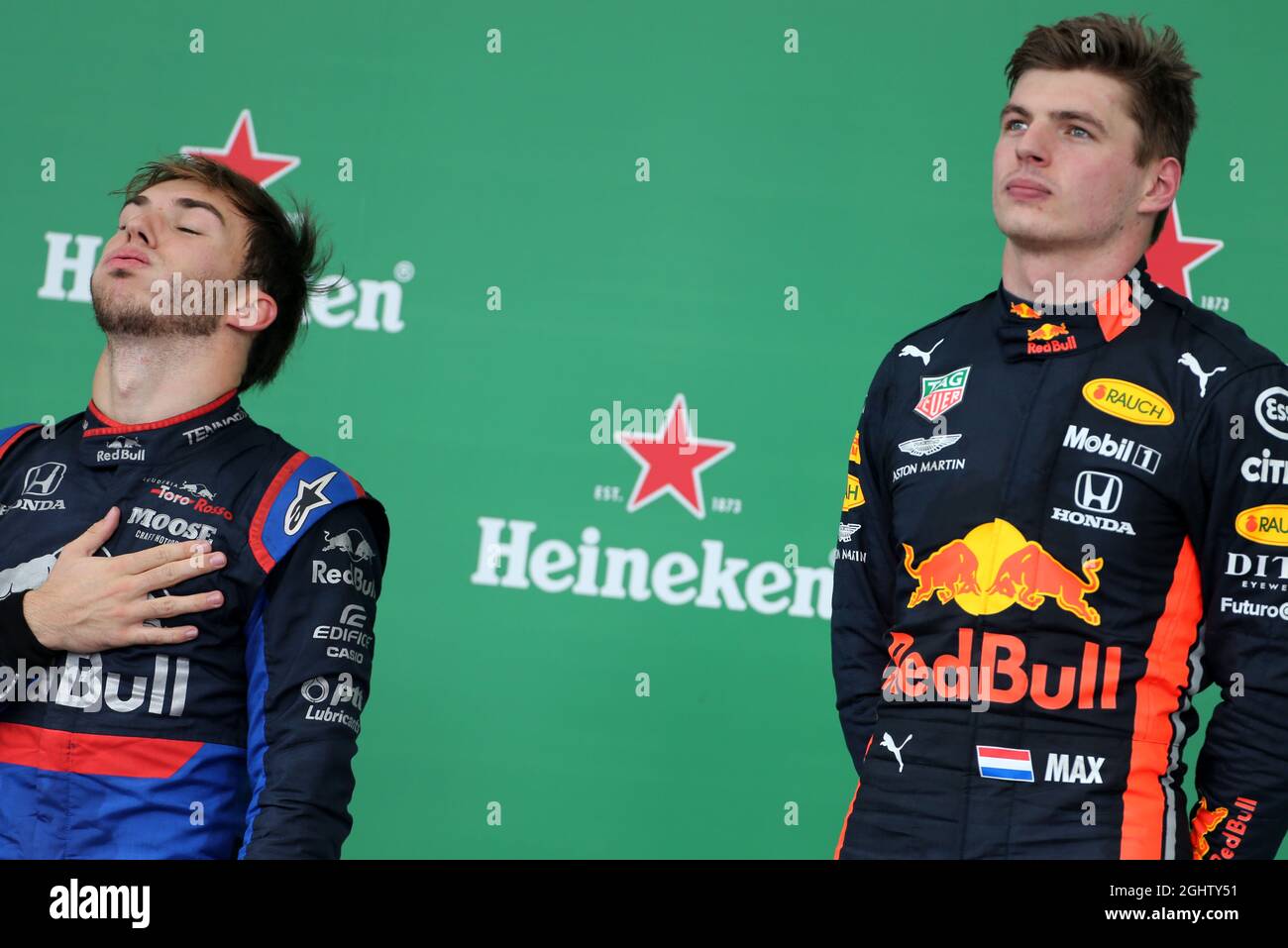 Pierre gasly brazil podium hi-res stock photography and images - Alamy