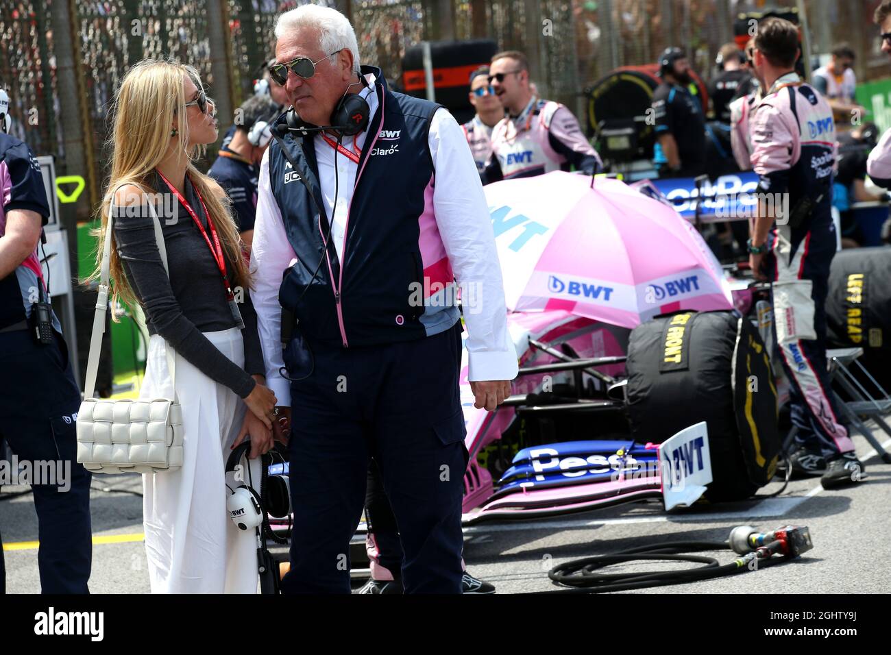 Lawrence Stroll (CDN) Racing Point F1 Team Investor with his daughter ...