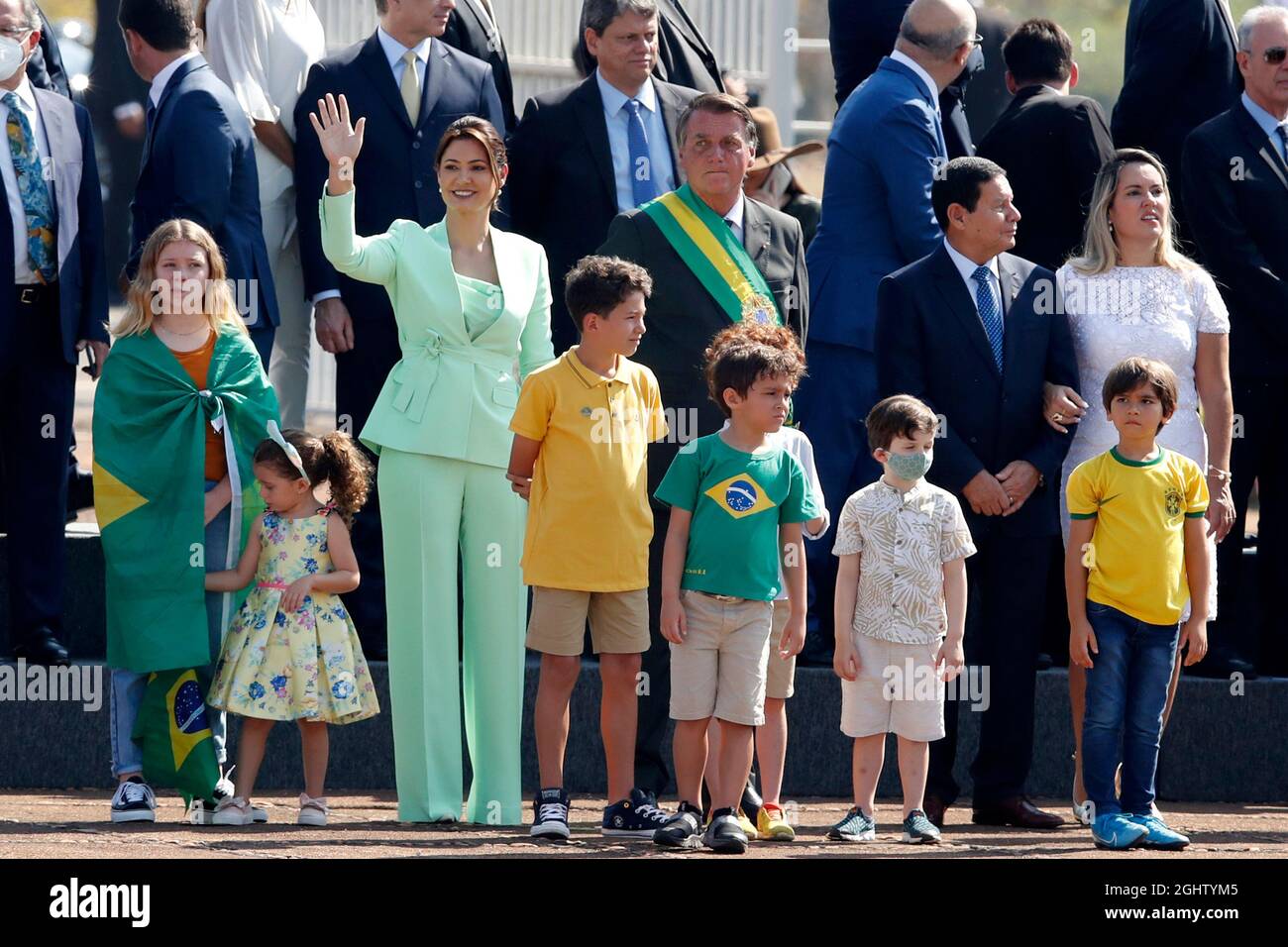 BRASÍLIA, DF - 07.09.2021: SOLENIDADE CÍVICA DE HASTEAMENTO BANDEIRA ...