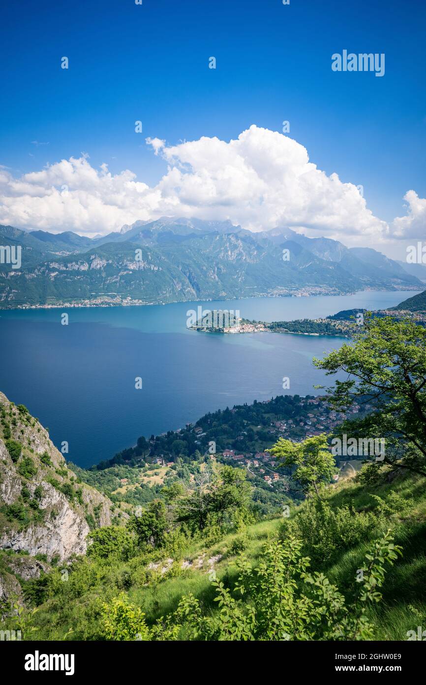 Aerial view of Lake Como, Lombardy, Italy Stock Photo - Alamy